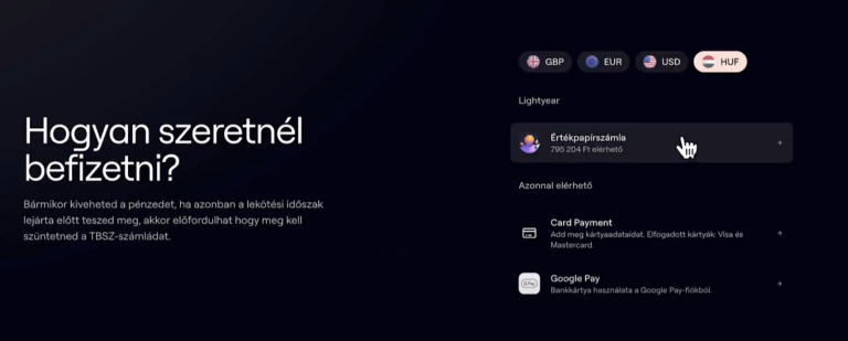 Lightyear TBSZ 2025: Tudnivalók és megnyitása lépésről lépésre | Revinfo.hu